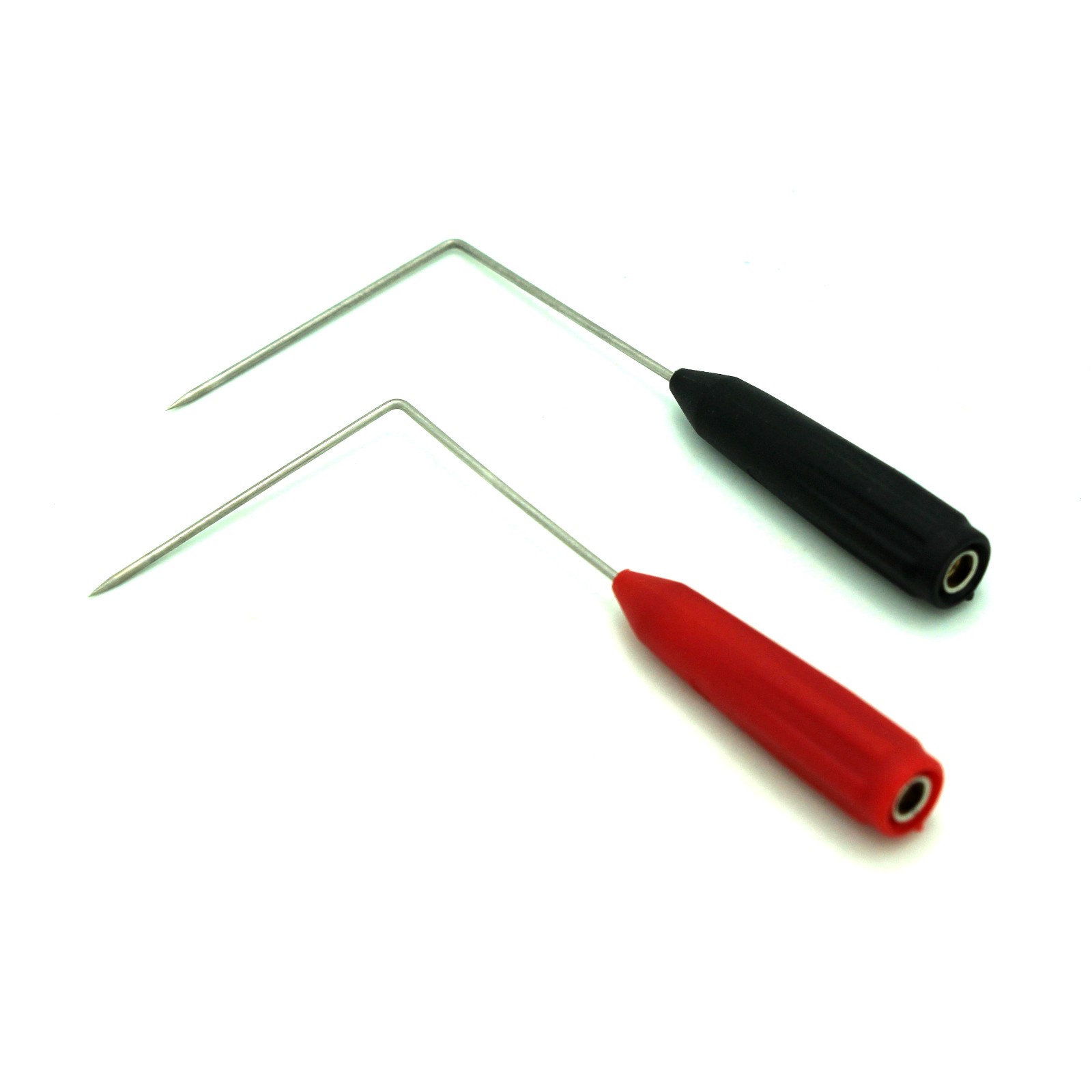 $4.49 - Wire Piercing Probe Set Black and Red 2mm 90 degree Automotive ...