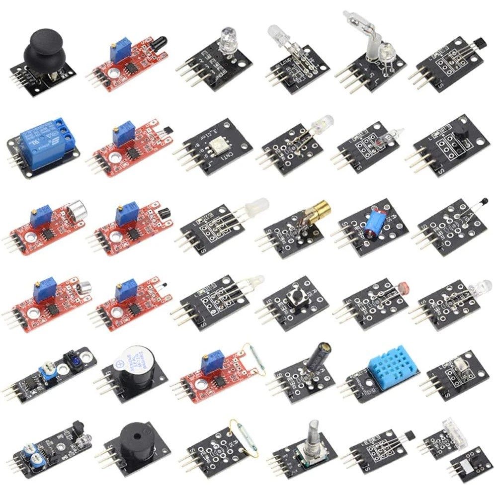 $29.99 - 37-in-1 Sensor & Module Kit for Arduino, Raspberry Pi, and ...