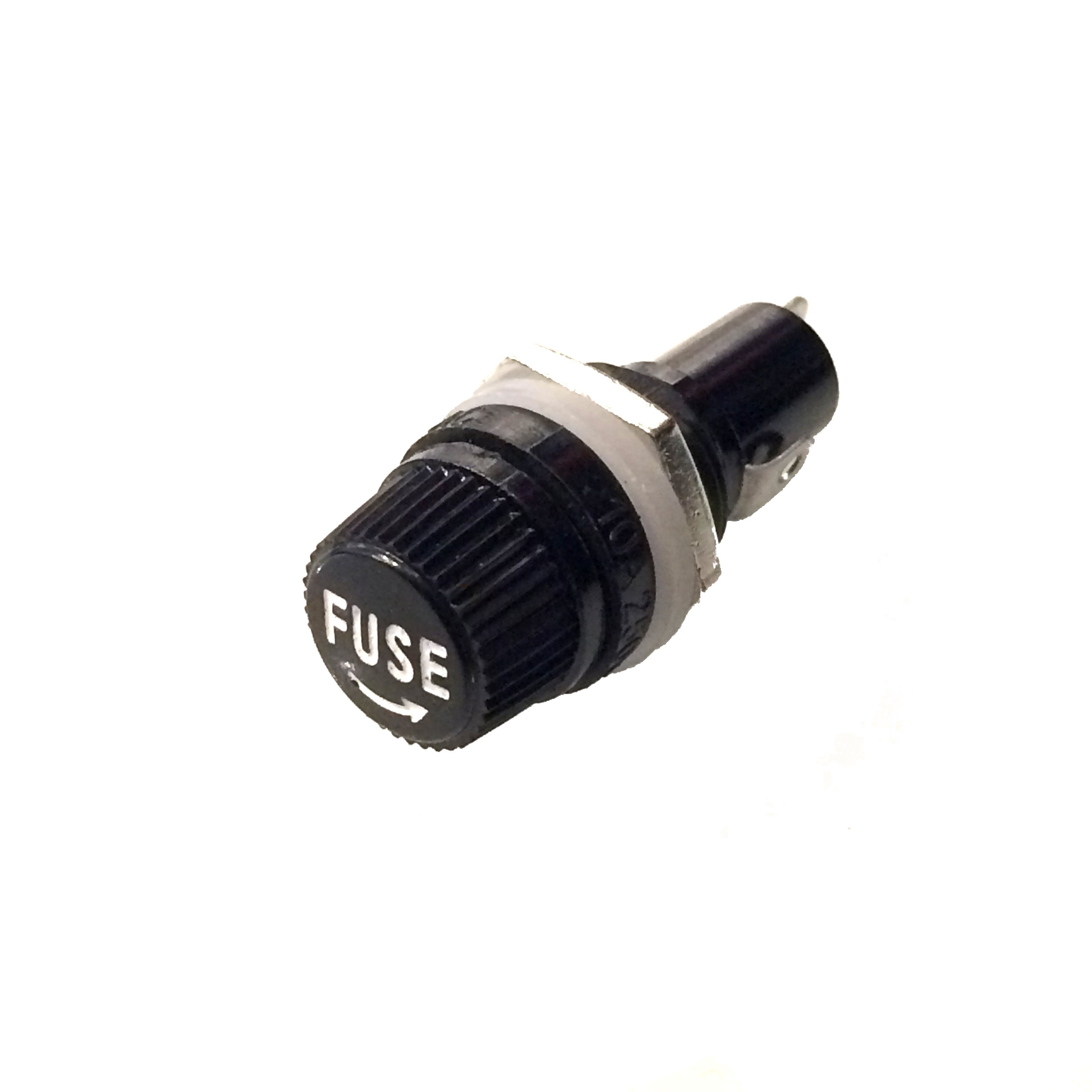 $2.49 - Panel Mount Fuse Holder 5mm x 20mm - Tinkersphere