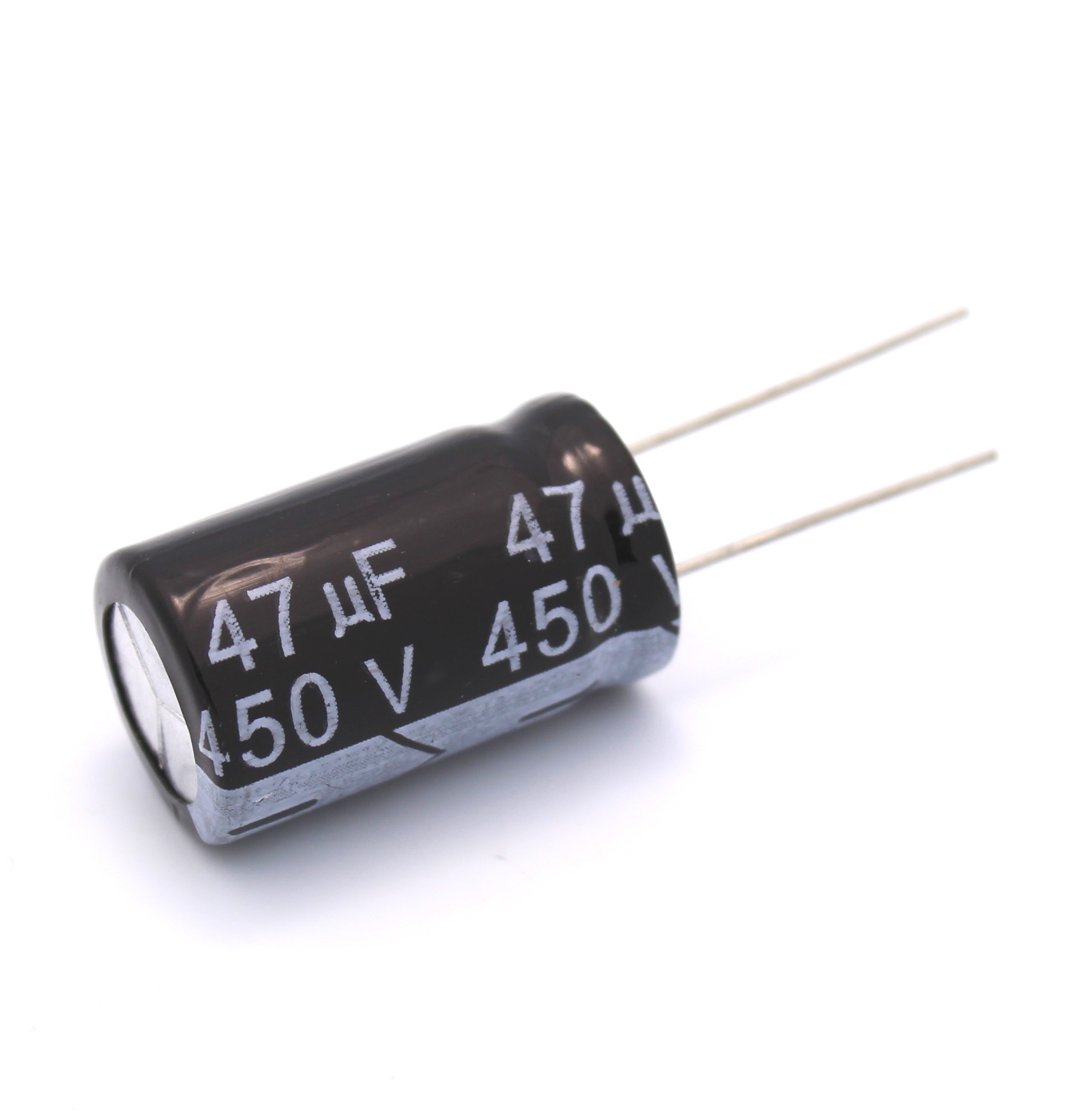 $1.29 - 47uF 450V Electrolytic Capacitor - Tinkersphere