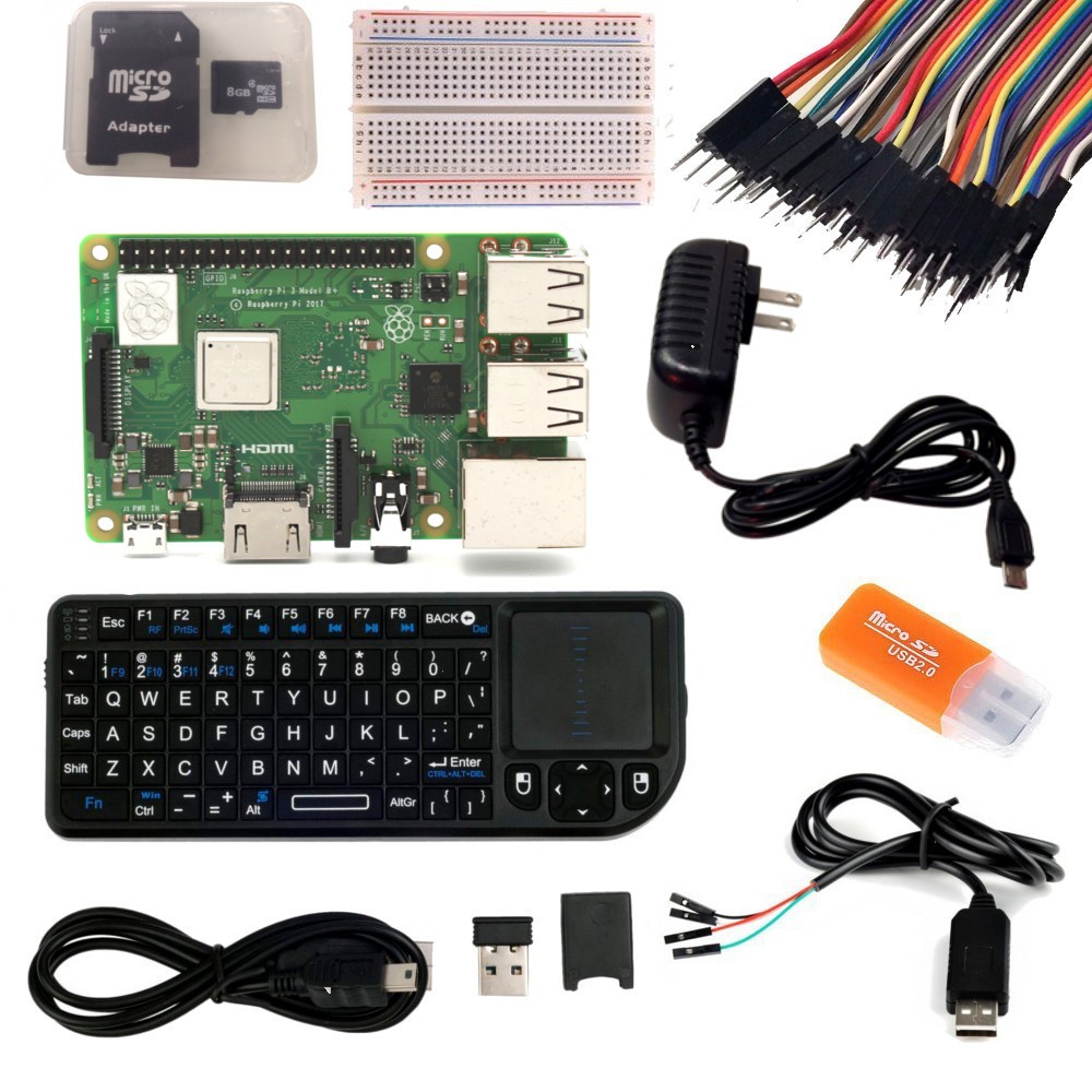 $119.99 - Raspberry Pi 3 B+ Starter Kit (Raspberry Pi included ...
