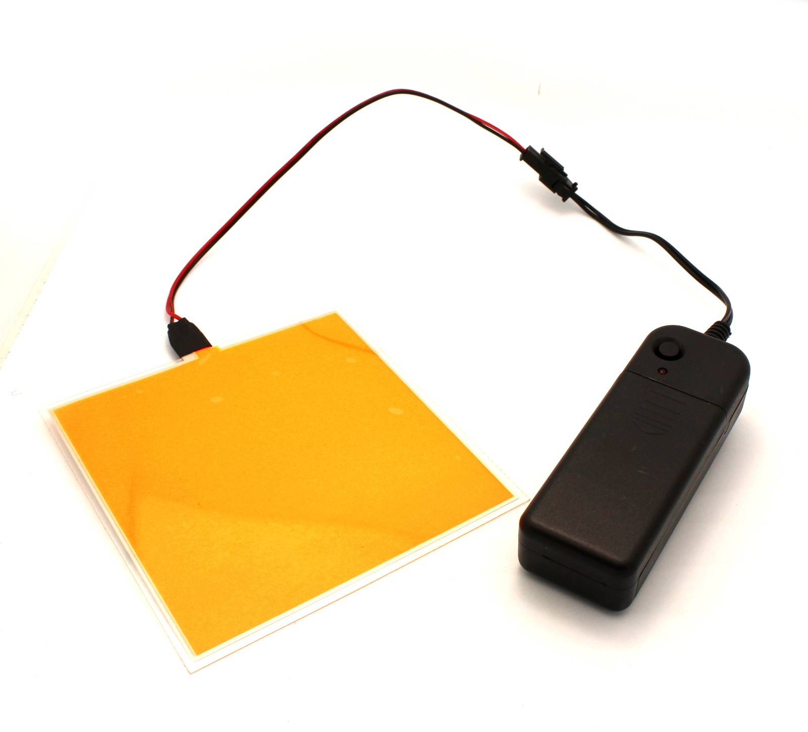 $15.90 - Cuttable Yellow EL Panel + Battery Pack - Tinkersphere