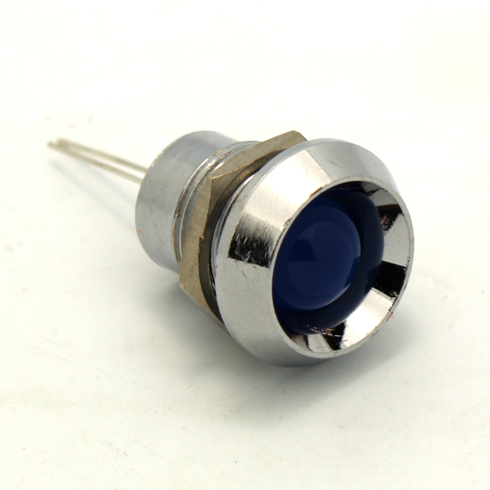 $2.49 - Metal LED Holder 10mm Panel Mount Bezel - Tinkersphere