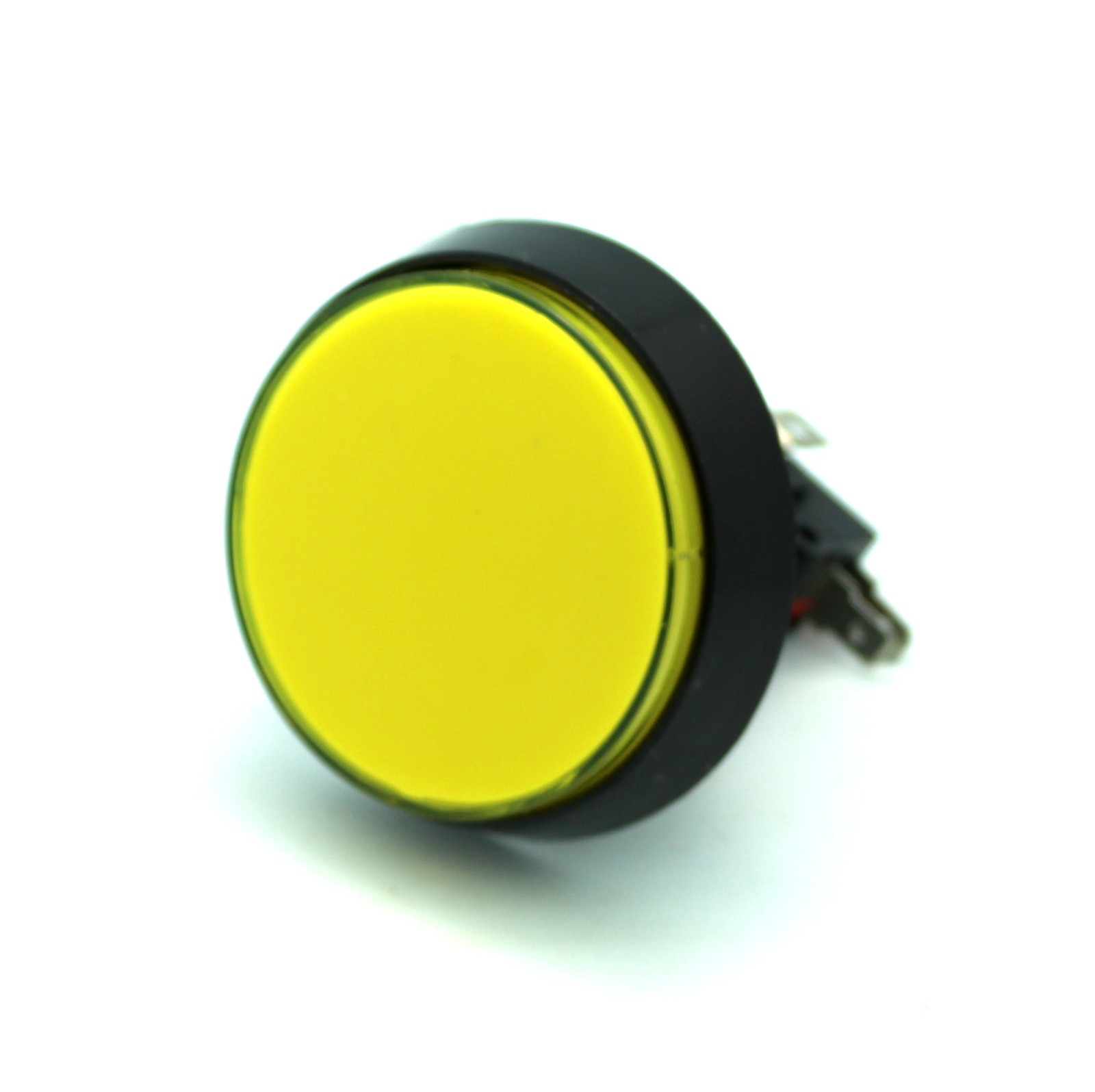 $8.95 - 2 Inch Arcade Button - Yellow Illuminated - Tinkersphere