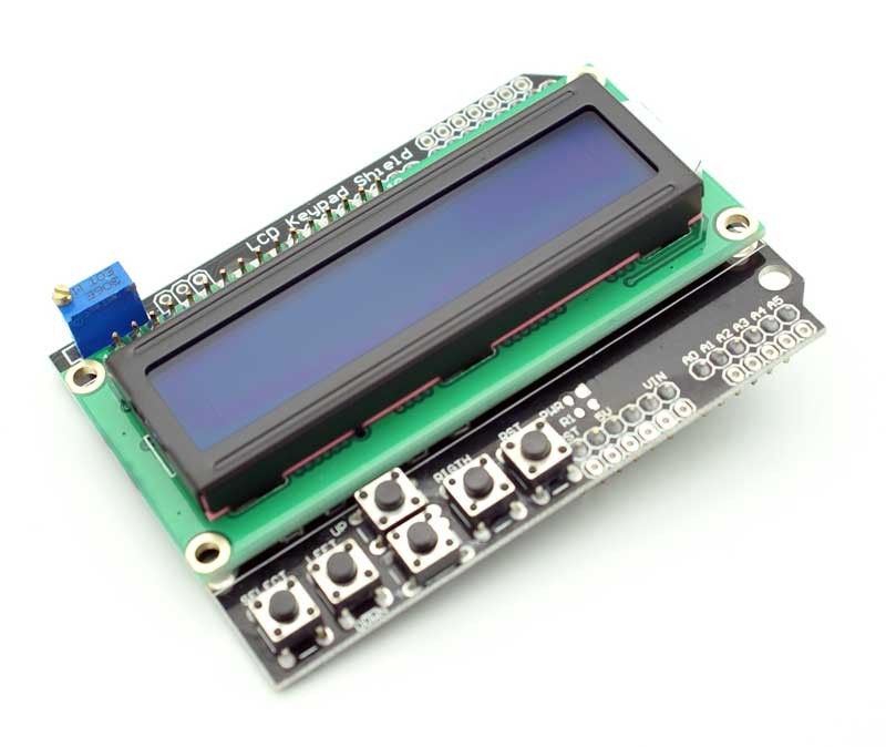 $12.90 - LCD Display Shield with Keypad for Arduino - Tinkersphere