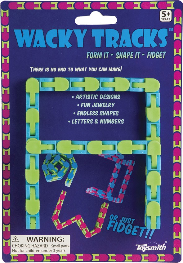 $4.99 - Wacky Tracks Fidget Snake Toy Links Track Snap and Click ...