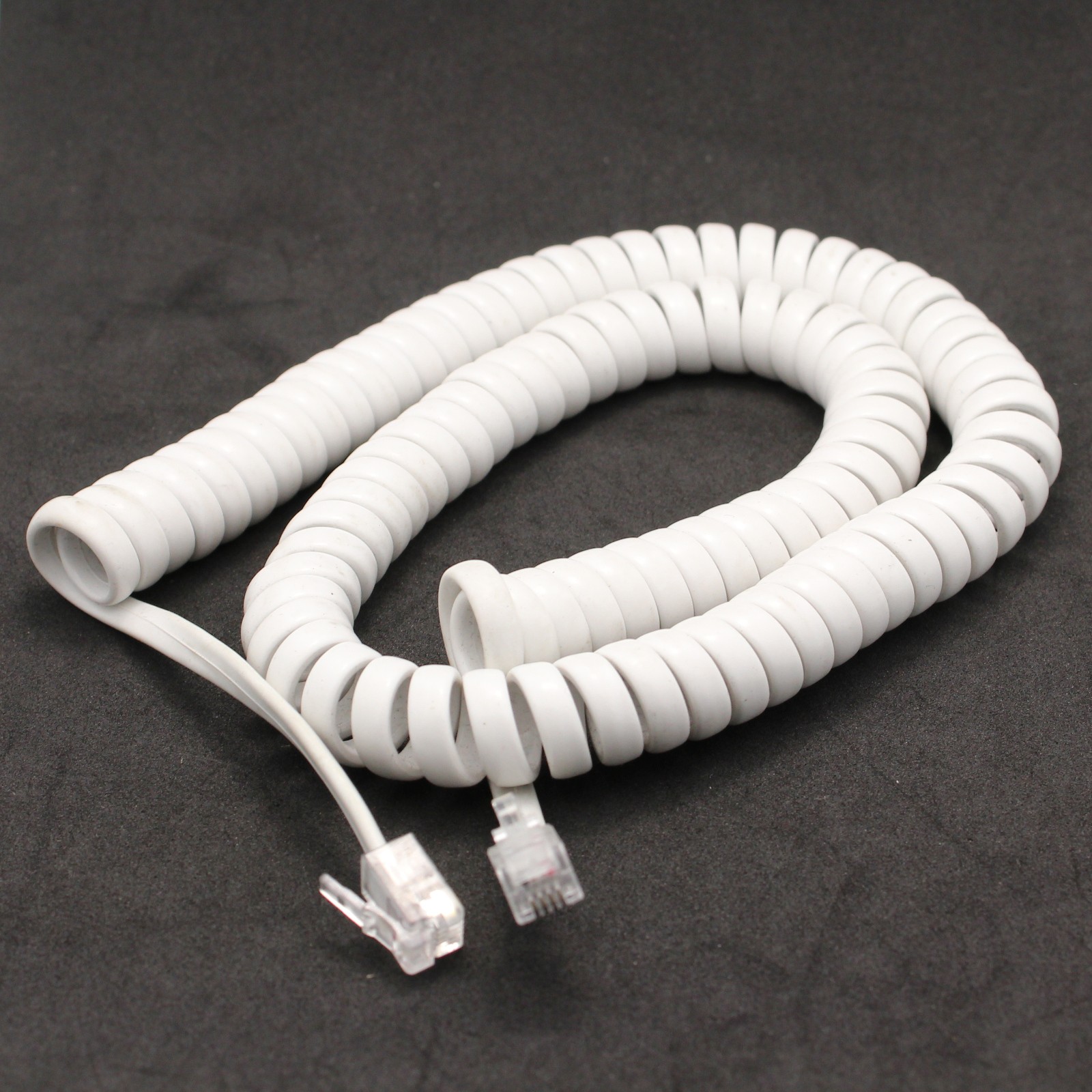 $6.99 - RJ11 Coiled Telephone Cord 12ft - Tinkersphere