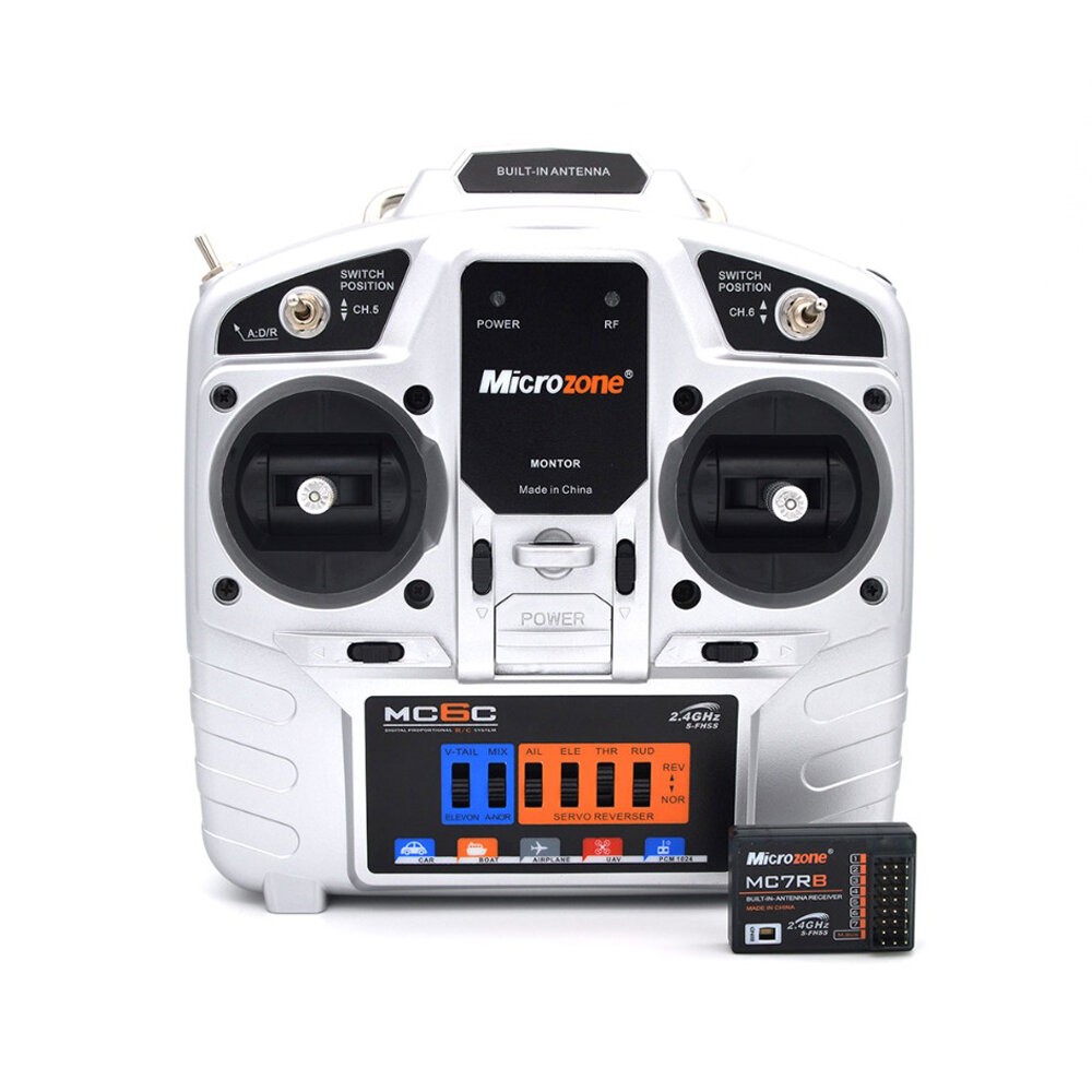 $45.99 - MC6C 2.4GHz 6 Channel Radio Transmitter with Antenna Receiver ...