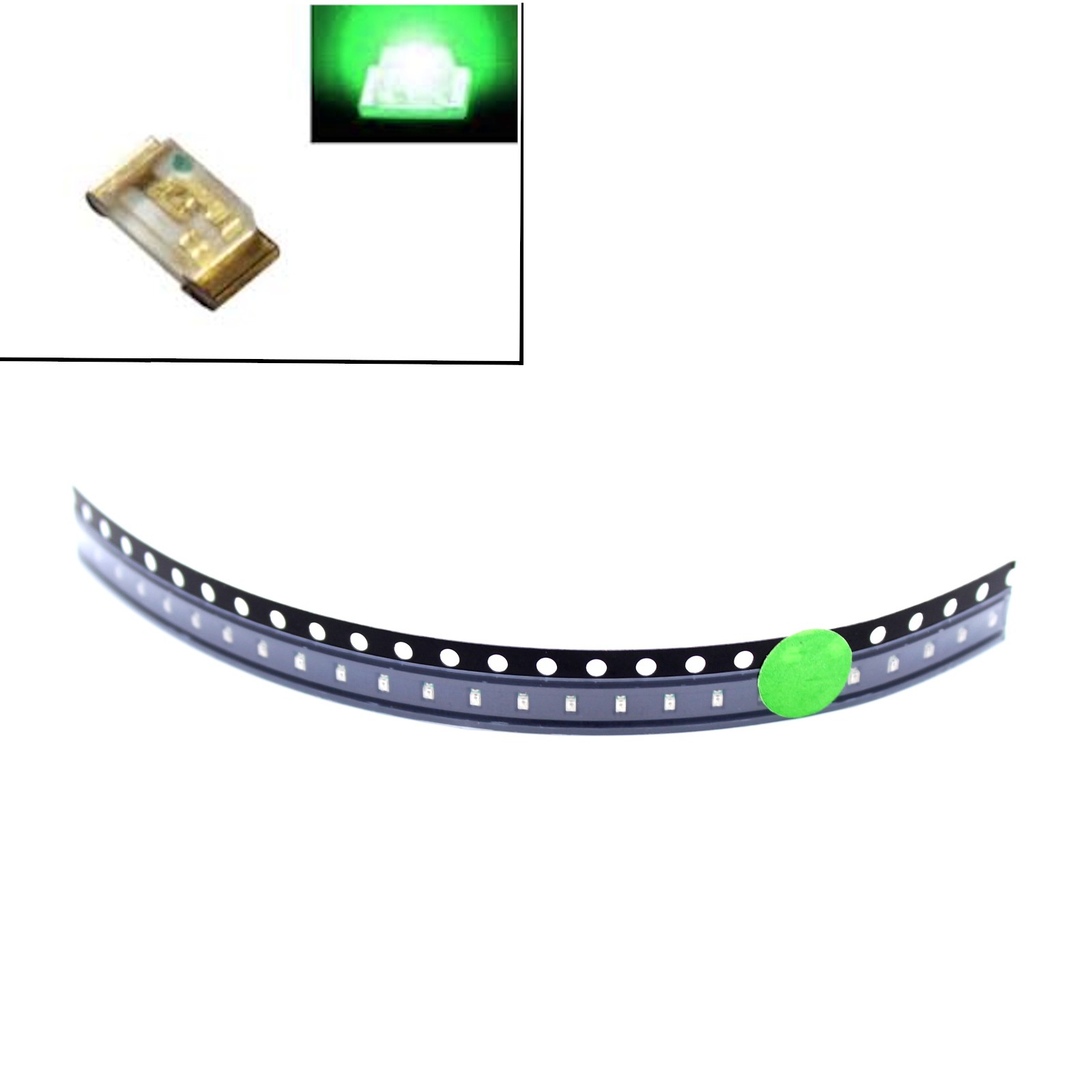 $4.99 - Green SMD LEDs - 0603 (pack of 25) - Tinkersphere