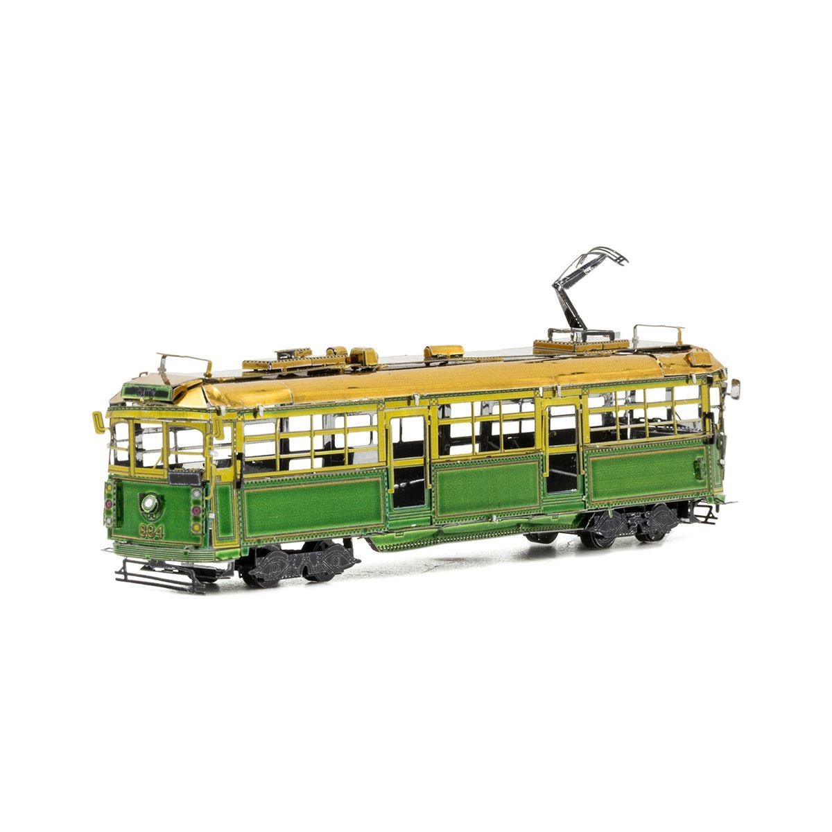 $12.99 - Melbourne W Class Tram 3D Laser Cut Steel Model Kit - Tinkersphere