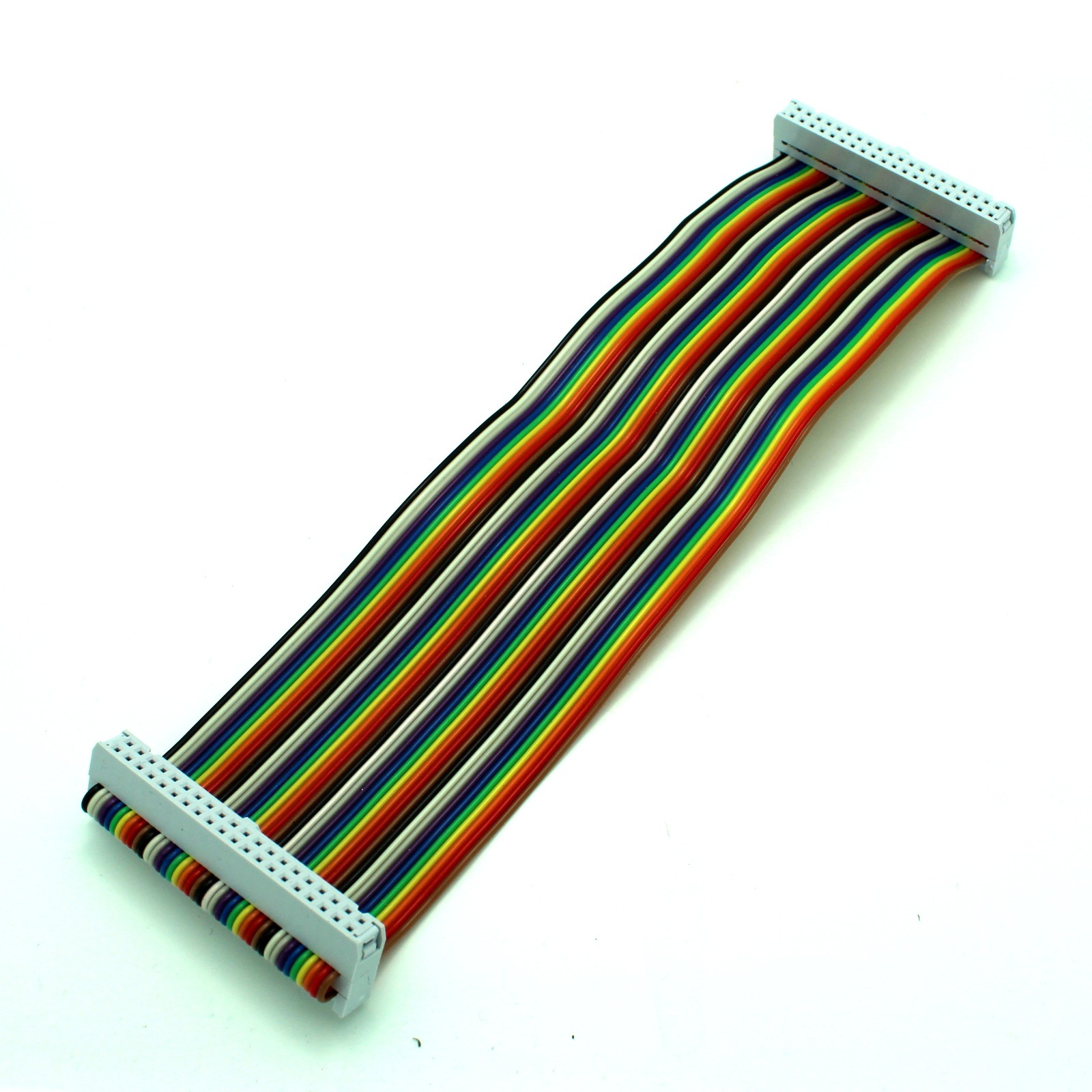 $5.99 - Rainbow Raspberry Pi 40 Pin GPIO Ribbon Cable 8 inch - Tinkersphere